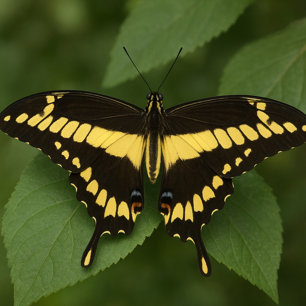 Papilio cresphontes - motyl - Owady TV